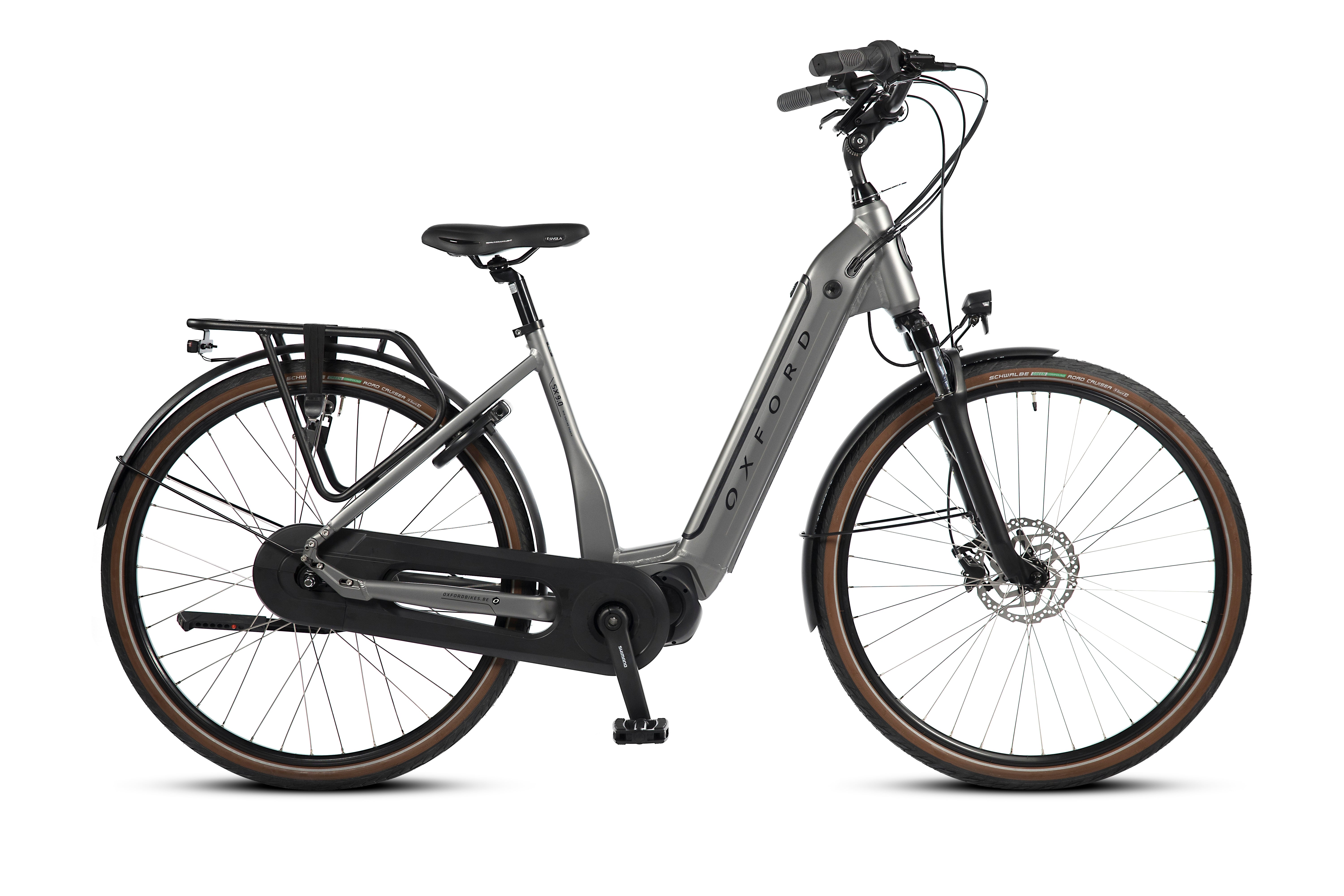 SX9.0 SHIMANO INTUBE ENVIOLO+DISC DAME 50 MAT GRAFIETGRIJS – Oxford Bikes Shop